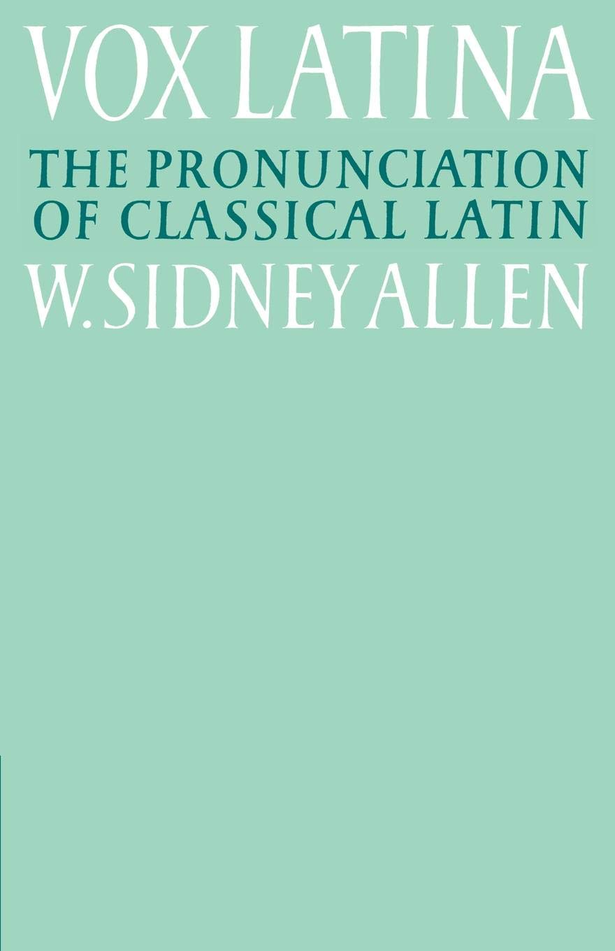Amazon.com: Vox Latina: A Guide to the Pronunciation of Classical Latin ...