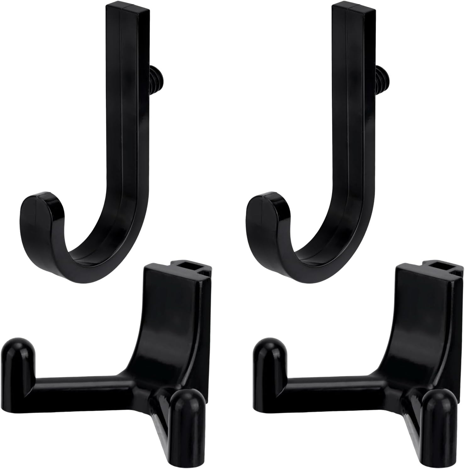 Amazon.com : 4pcs Storage Shed Hooks, Plastic J and Y Shape Tool Hooks ...