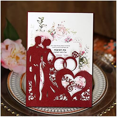Amazon.com : Wedding Invitation Card Base Cutting Dies, Flower Wedding ...