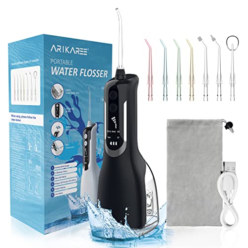Water Flosser For Teeth Cordless DIY Mode, 330 ML & 7 Jet Tips ...