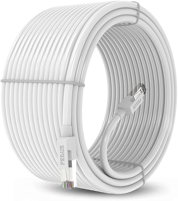 FEDUS 40 Meter Cat6 Heavy Duty Outdoor Cable Weatherproof/UV Resistant ...