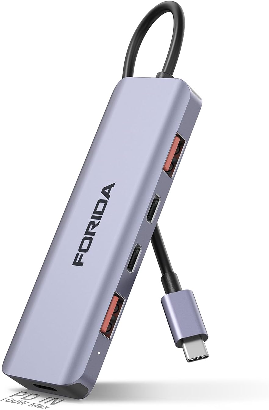 Amazon.com: Aceele 10Gbps USB 3.2 Hub With 4 Ports (2 A & 2 C), Gen 2 ...