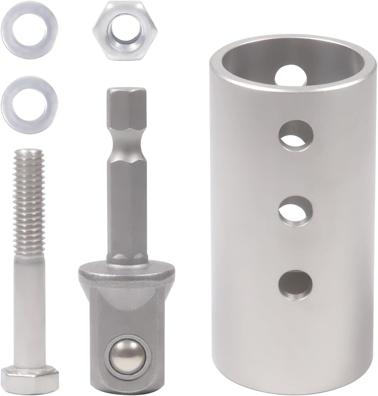 Amazon.com: Stainless Steel Cordless Electric Drill Adapter kit for ...