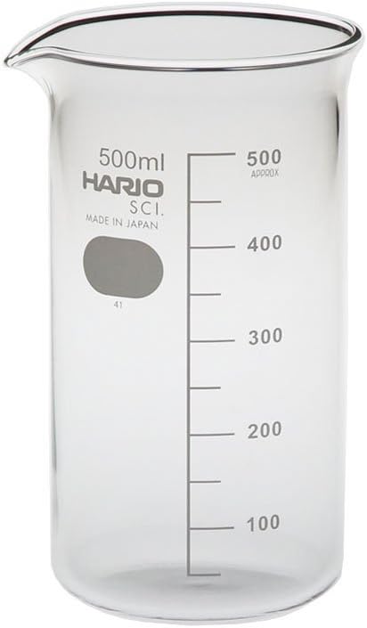 Amazon.com: HARIO TB-500-H32 Measuring Cup, 16.9 fl oz (500 ml), Clear ...