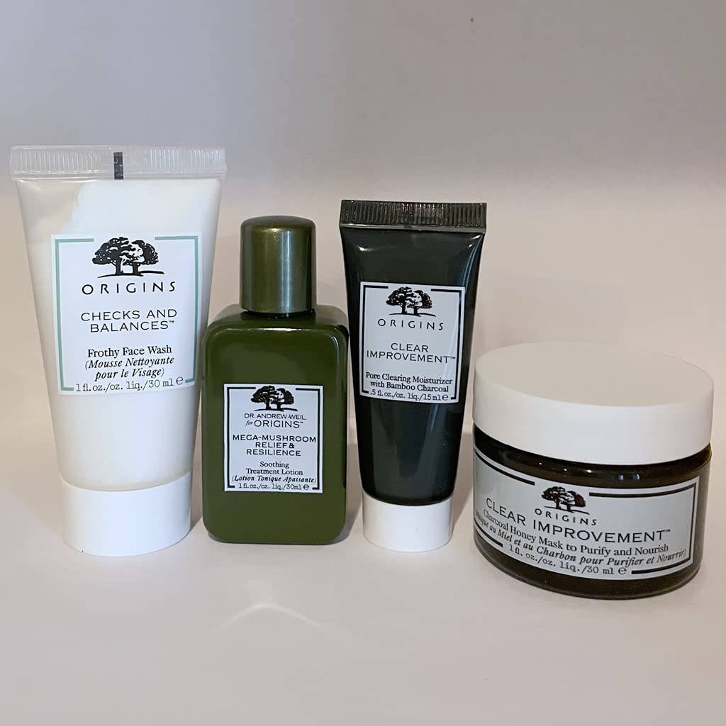 Amazon.com : Origins Travel Set: Checks and Balances Face Wash & Mega ...