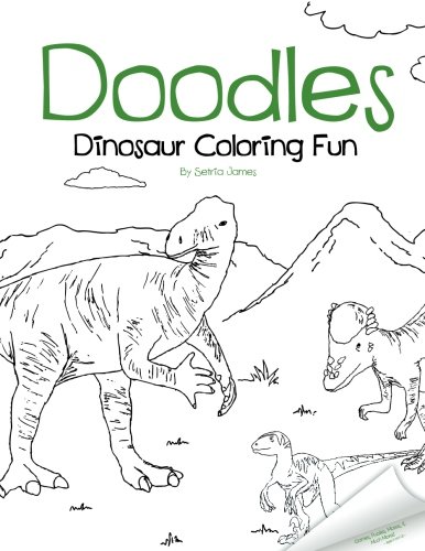 Amazon | Doodles Dinosaur Coloring Fun (Doodles Coloring Fun) | James ...