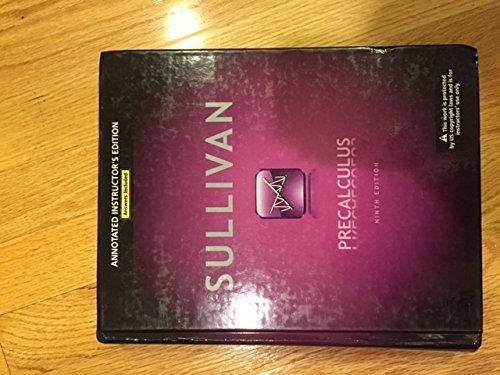Precalculus, Annotated Instructor Edition: Michael Sullivan ...