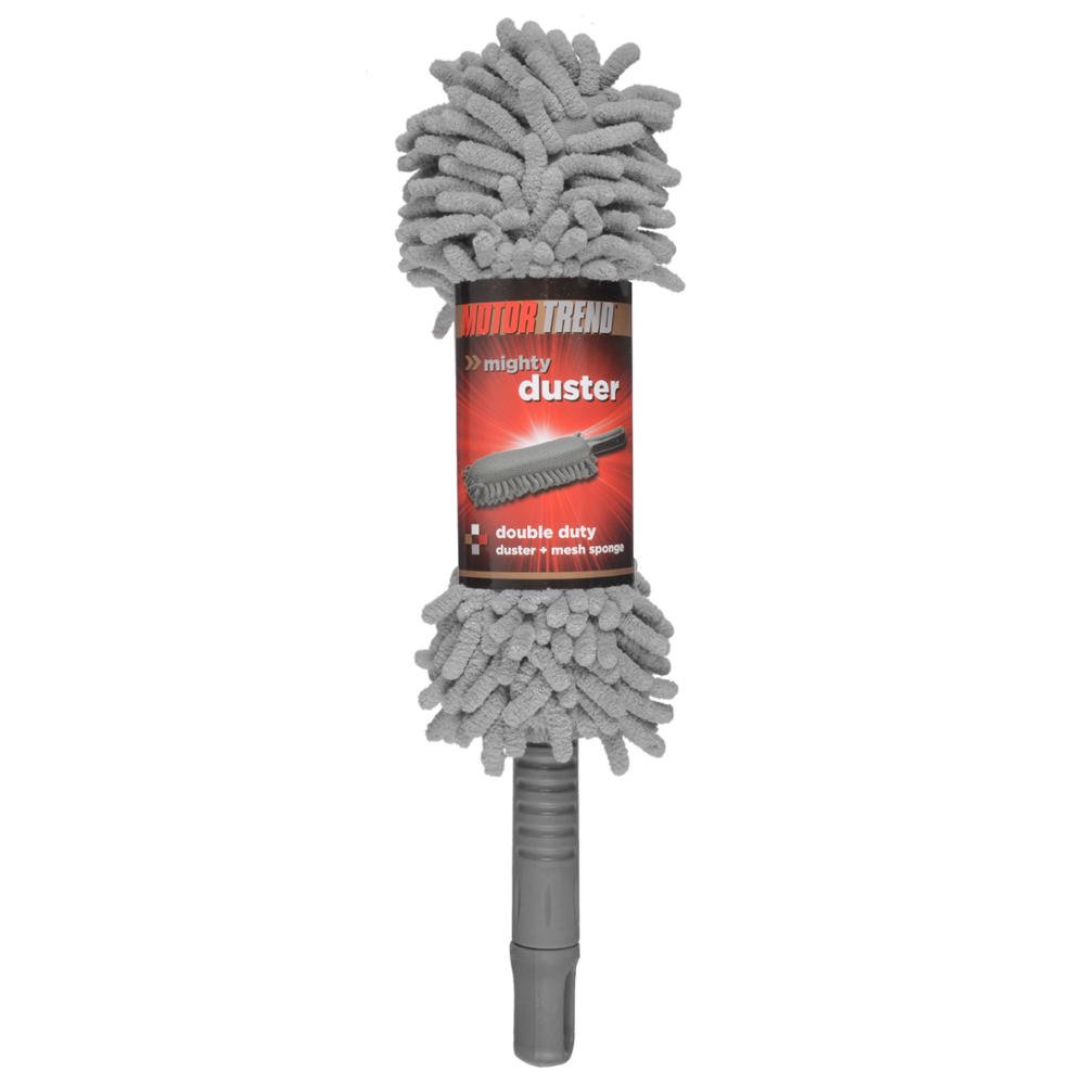 Motor Trend Mighty Duster - Double Duty Car Duster & Mesh Sponge for ...