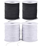 Amazon.com: Elastic String for Bracelets, 1mm x 330 Feet Sturdy Rainbow ...