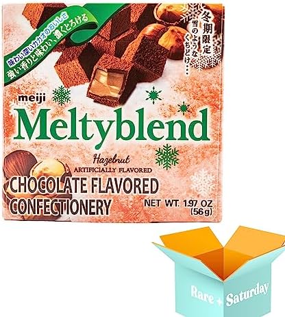 Amazon.com : Meiji Meltyblend Hazelnut Chocolate Japan - Premium ...