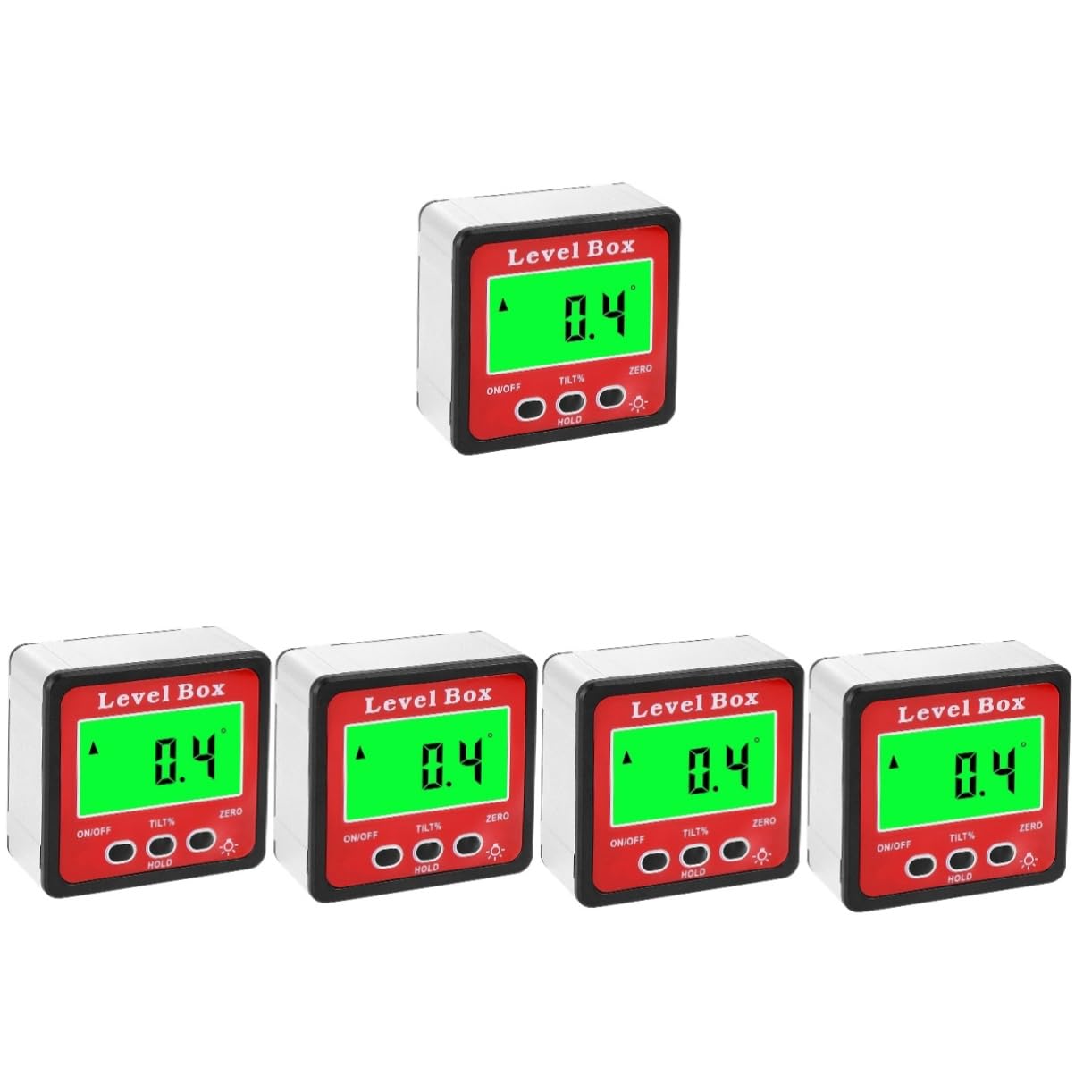 Angoily 5pcs Digital Protractor Magnetic Angle Level Angle Finder ...