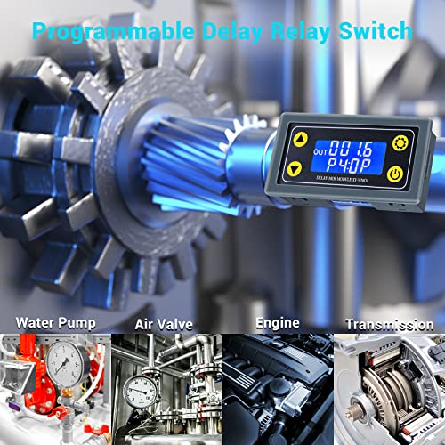 Snapklik.com : Icstation 12V Timer Relay, DC 6-30V Time Delay Relay