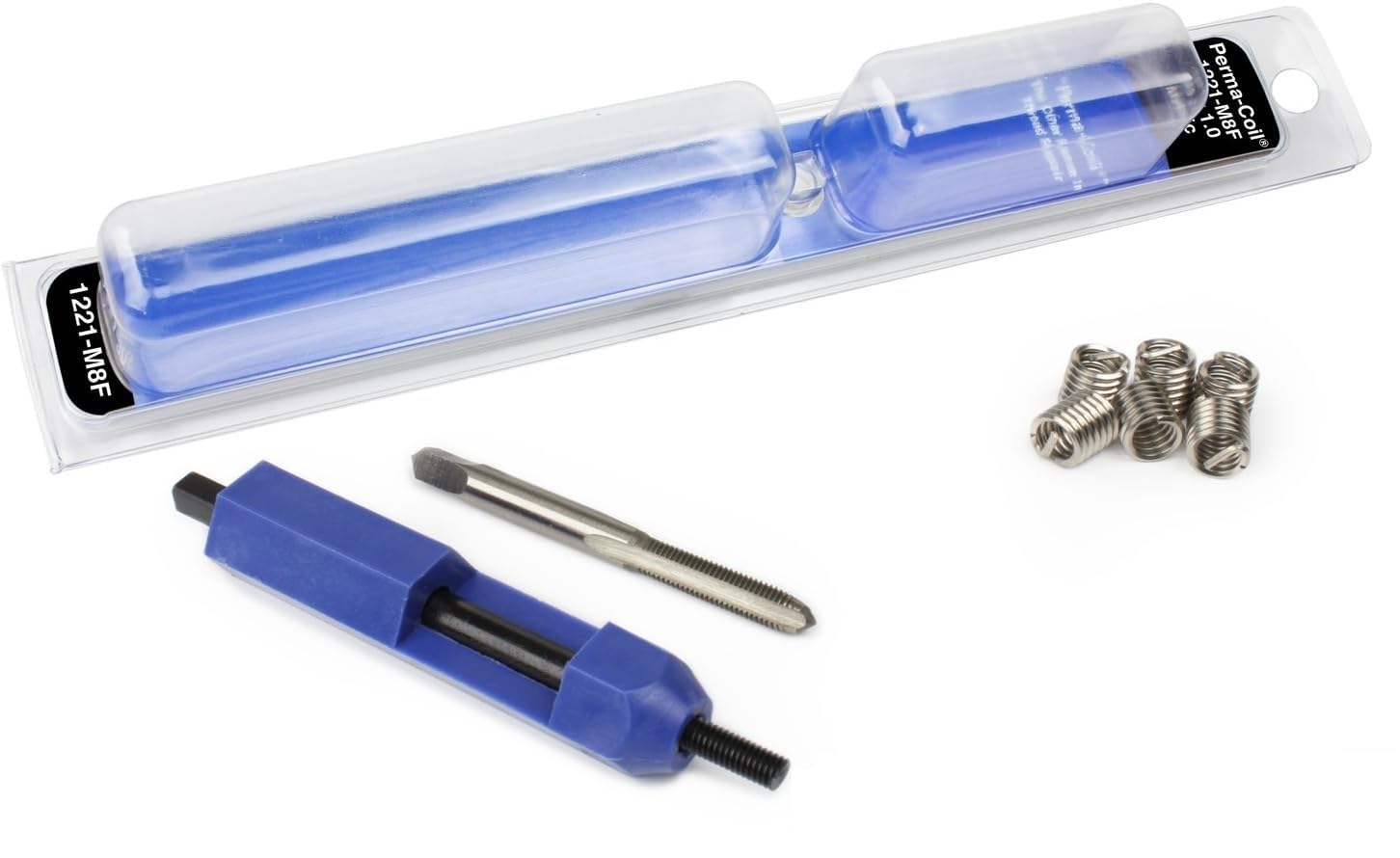 Amazon.com: Perma-Coil 1221-M8F Metric Thread Repair Kit M8X1.0 6PC ...