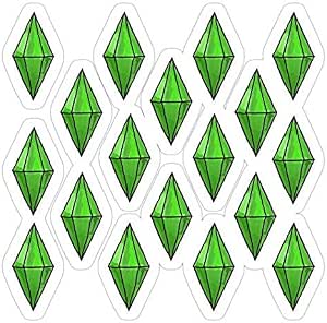 Amazon.com: Plumbob, plumbob Decal Sticker - Sticker Graphic - Auto ...