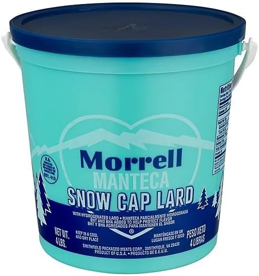 Amazon.com: Lard (Manteca) Pail/Bucket 4lbs. (Pack of 2)