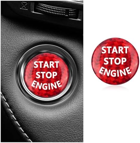 Amazon.com: iJDMTOY Racing Sports Style Red Engine Push Start Button ...