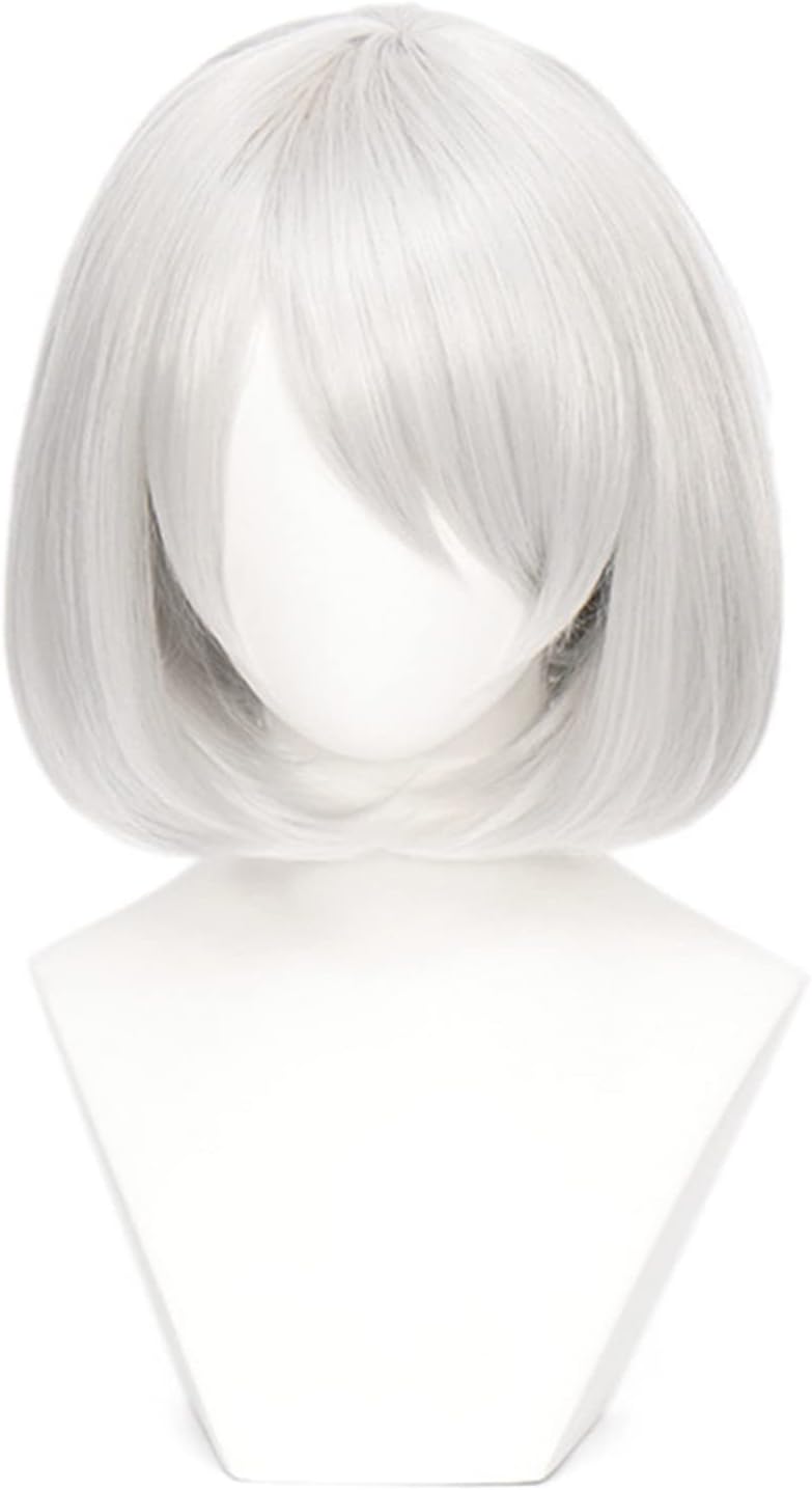 Amazon.com: HNZQE Anime Women's Nier Automata Yorha 2b Wig Cosplay ...