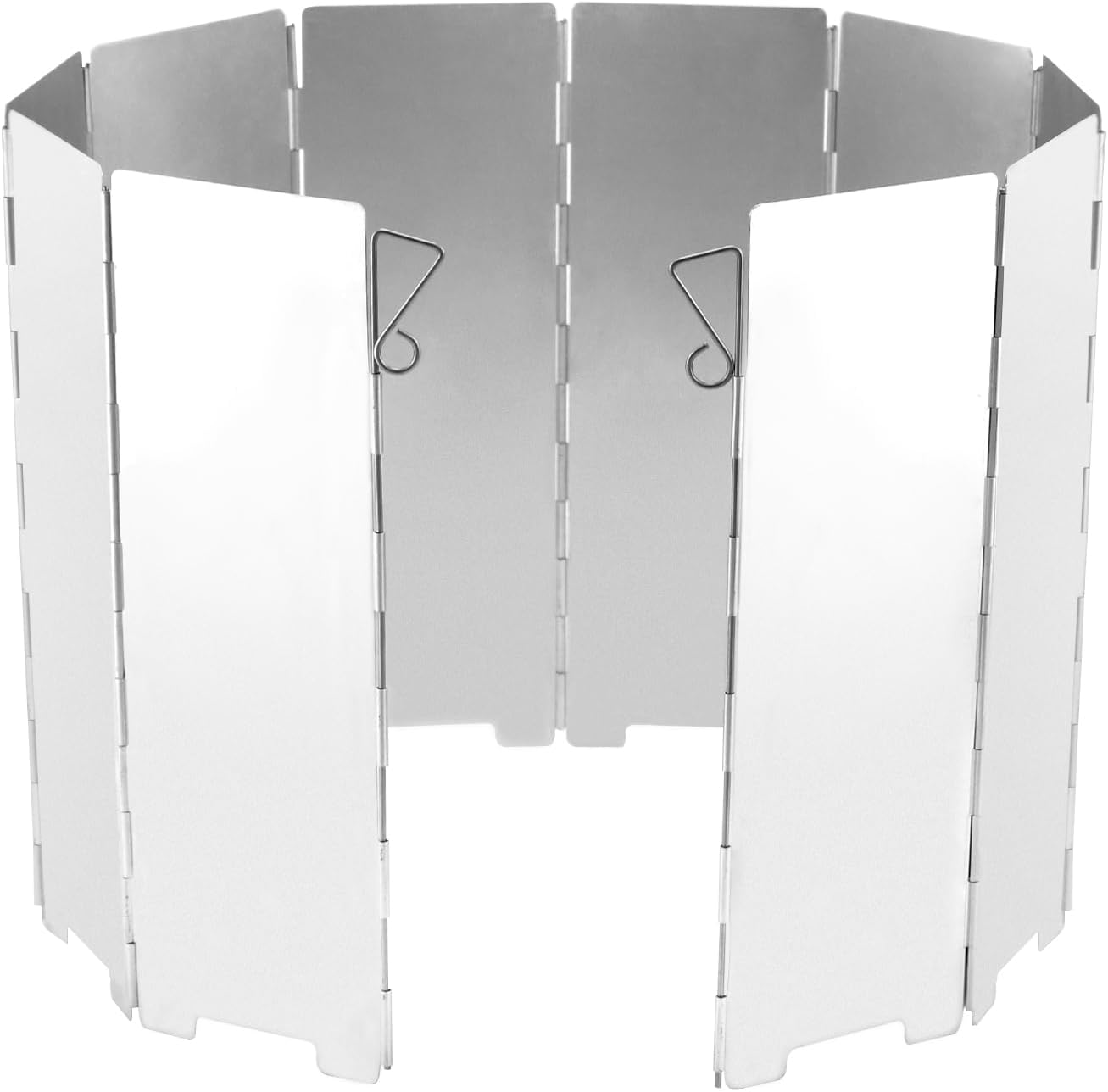 Amazon.com: QWORK 10 Plate Aluminum Windscreen for Camping Stoves, Pack ...