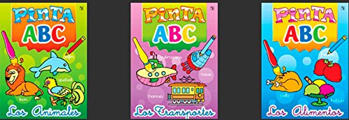 LIBRO COLOREAR PINTA ABC (12) : Amazon.es: Libros