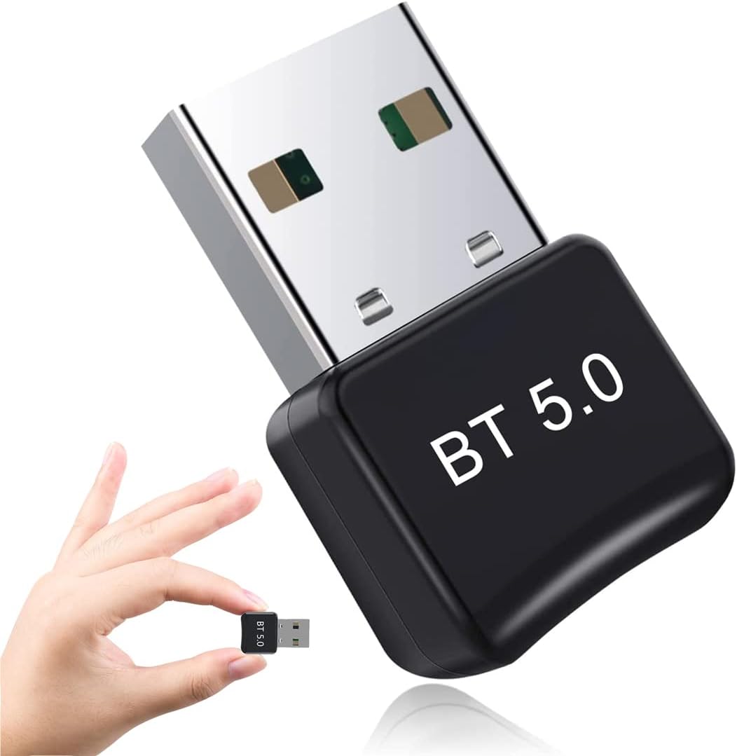 Bluetooth Adapter USB 5.0, Bluetooth Dongle Stick für PC, Laptop ...