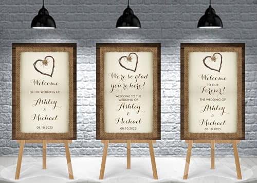 Amazon.com: Personalized Wedding or Party Welcome Sign/Poster. Twine ...