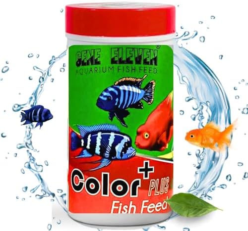 VAYINATO® Aquatic Remedies Gene Eleven Colour Plus Fish Food, 100G ...