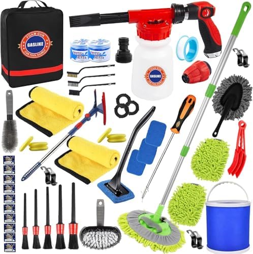 Amazon.com: GASLIKE Car Detailing Kit Interior Cleaner, Car Cleaning ...