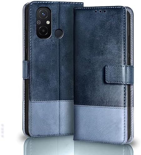 TheGiftKart Flip Back Cover Case for Mi Redmi 12C | Dual-Color Leather ...