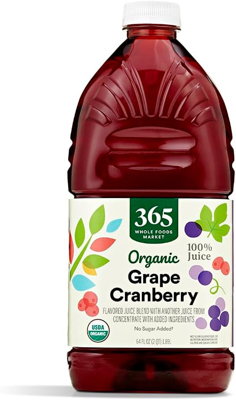 Amazon.com : 365 by Whole Foods Market, Organic Grape Cranberry ...