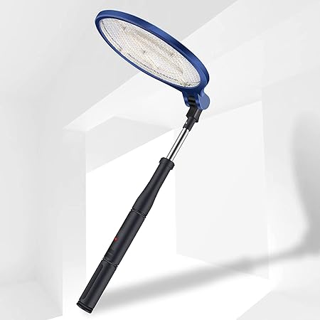 Amazon.com : BUGZILLA Electric Fly Swatter Racket Rotating Head Type-C ...
