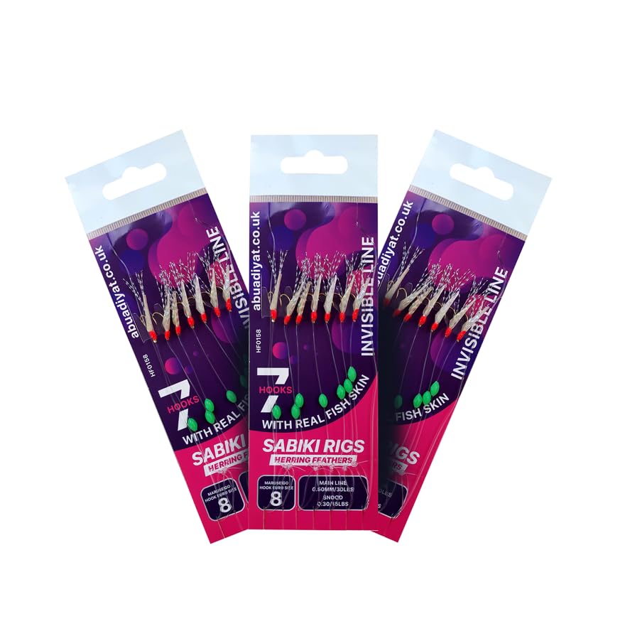 Herring sabiki rigs, Sandeel, mackerel feathers, whitening small hooks ...