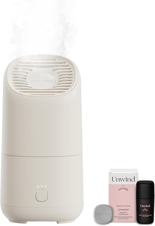 Amazon.com: Canopy Portable Misting Humidifier - Cordless 11 HR Run ...
