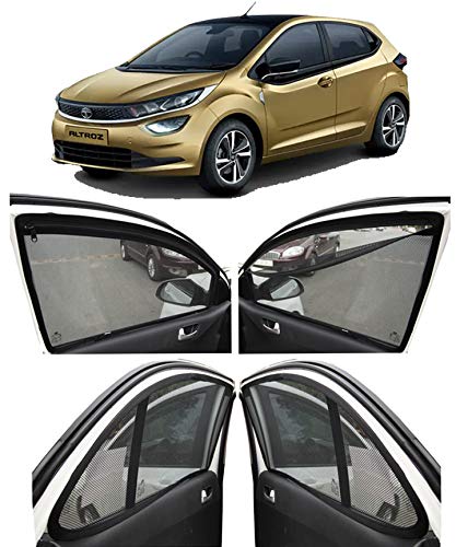 AUTOFACT Magnetic Window Sun Shades for Tata Altroz with Zipper on ...