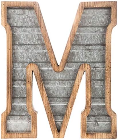 Amazon.com: XXL 14" Galvanized Metal and Wood Industrial Home and ...