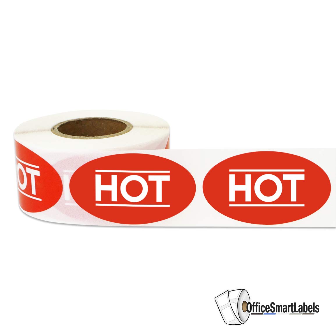 Snapklik.com : Meat Labels Bundle - 1.75 X 1 Inch Red Hot & Meat ...
