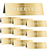 Amazon.com: 10PCS Reserved Table Signs, Acrylic Guest Reservation Table ...