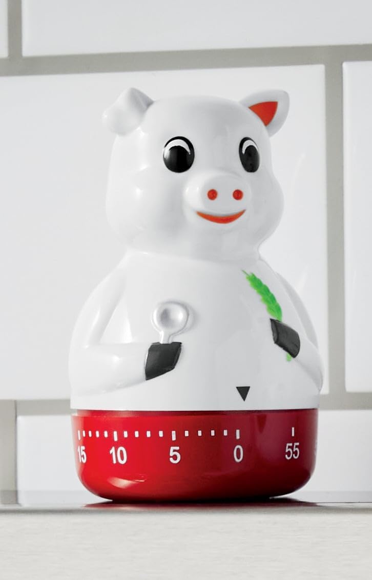 Amazon.com: Montgomery Ward Farm Animal-Shaped Kitchen Timer, Pig ...