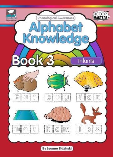 Phonological Awareness Book 3: Alphabet Knowledge: Amazon.co.uk ...