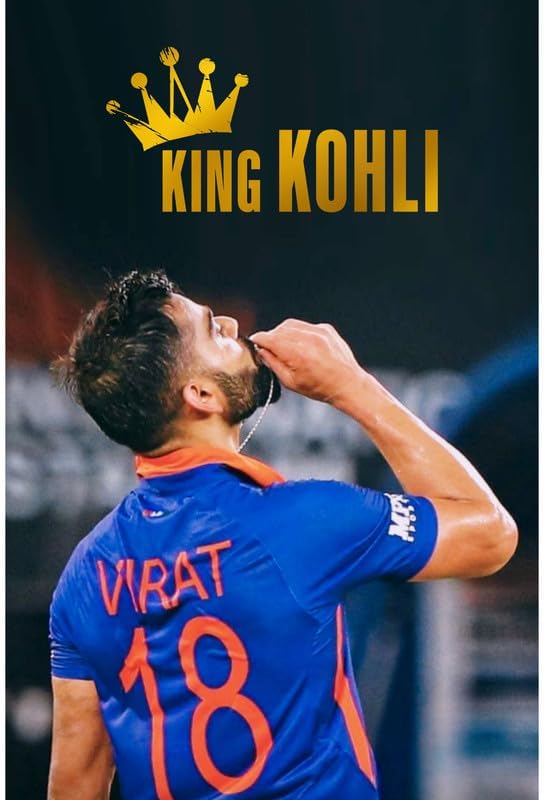 POSTER WALLAH Virat Kohli Poster for Home Office and Student Room Wall ...