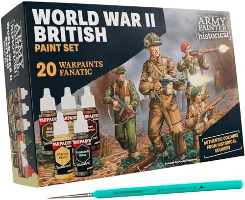 Amazon.com: The Army Painter Historical: WWII British Paint Set Combo ...