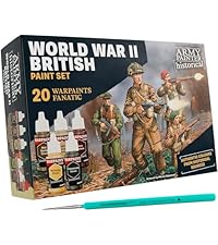The Army Painter, Historical: WWII British Paint Set, 20 x 18 ml ...