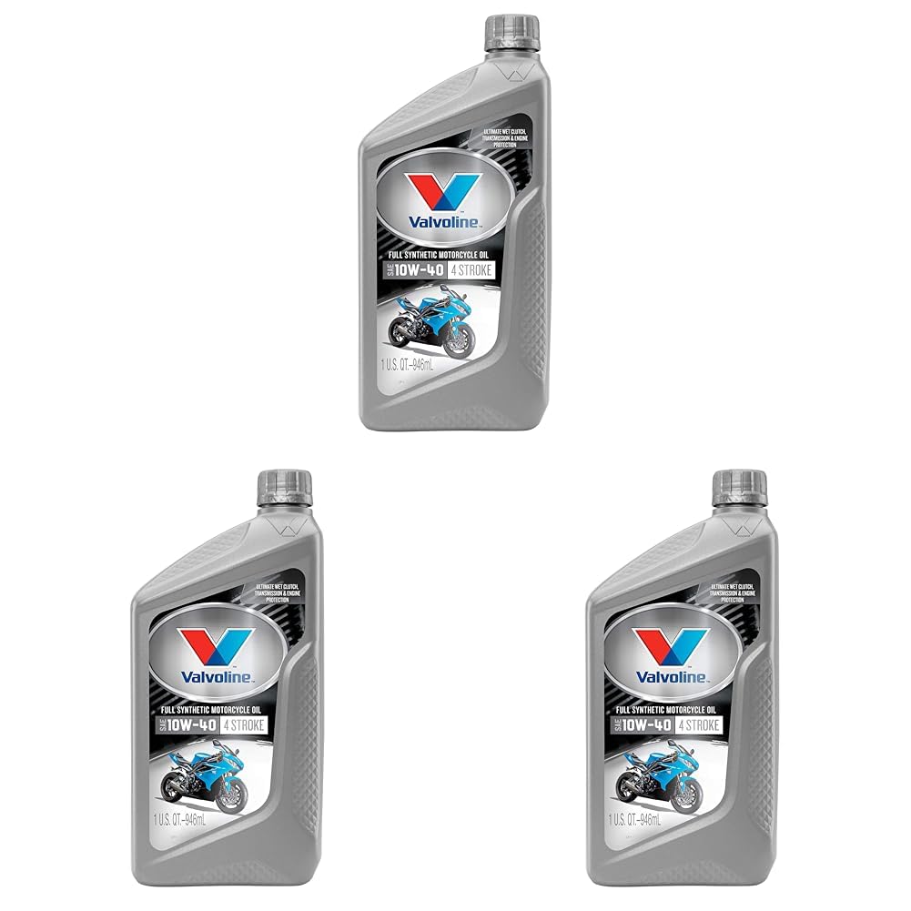 Snapklik.com : Valvoline 4-Stroke Motorcycle Full Synthetic SAE 10W-40 ...