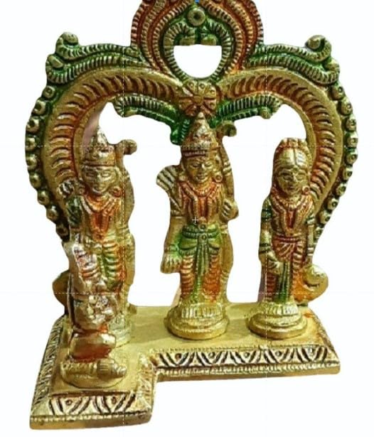 Buy Amazon Brand – SHC Brass Lord Ram Darbar Murti | Rama Sita Lakshman ...