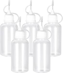 YOKIVE 5pcs Needle Tip Bottles, Needles Precision Tip Applicator ...