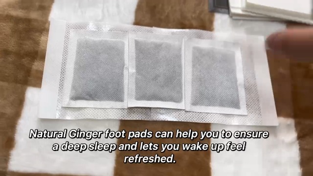 Watch Natural Detox Ginger Foot Pads Deep Cleansing Foot Patch on ...