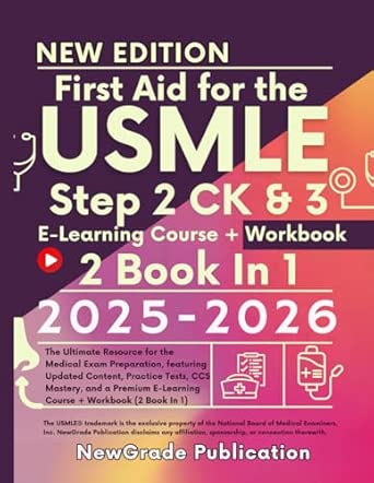 First Aid for the USMLE Step 2 CK & 3 2025-2026: The Ultimate Resource ...