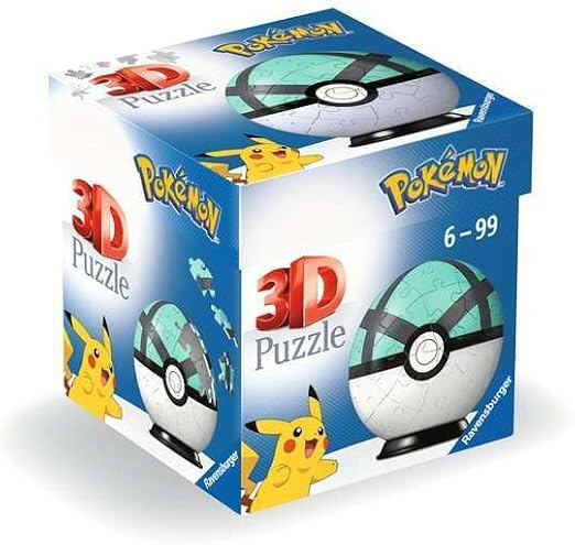 Amazon.com: Ravensburger 3D Puzzle 11581 Puzzle Ball Pokémon Pokéballs ...