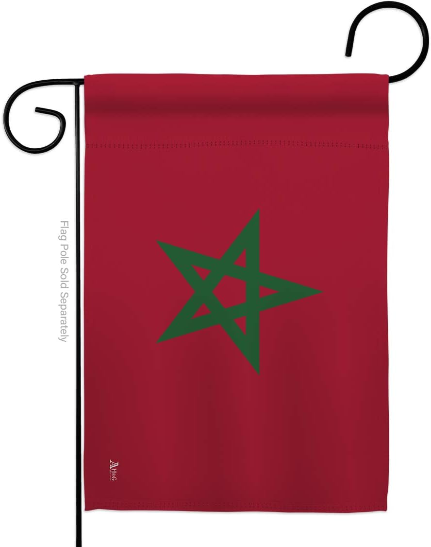 Amazon.com : Morocco Garden Flag Nationality Nation International World ...