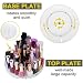 ELOKI Makeup Organiser, 360 Degree Rotating Beauty Organiser for ...