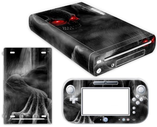 Amazon.com: Vinyl Decal Skin Sticker Cover for WII U-skull : Video Games
